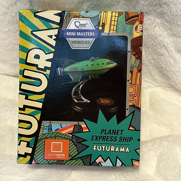 qmx | Toys | Loot Crate Futurama Planet Express Ship Qm Mini Masters ...